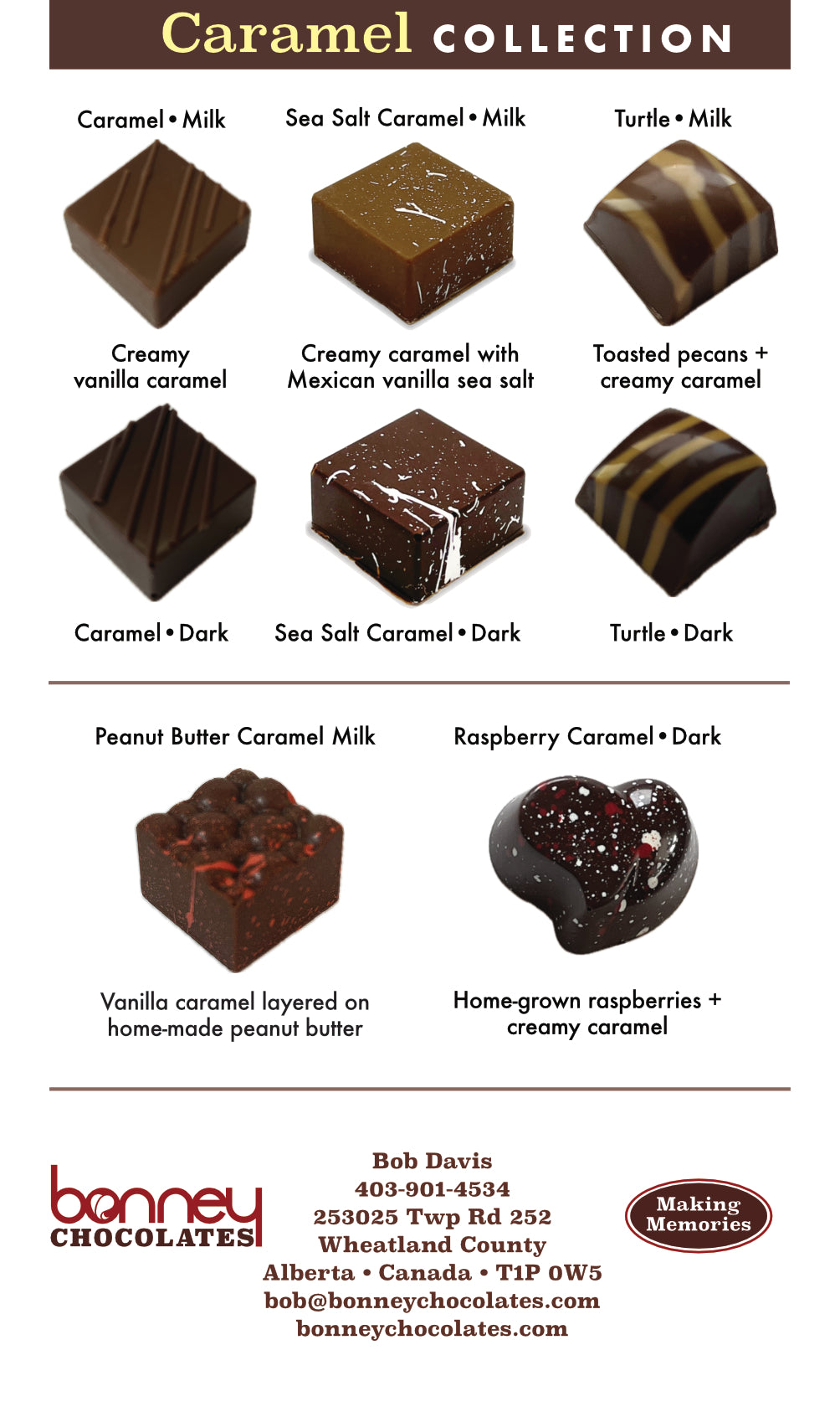 2025 Christmas - Caramel Chocolate Collection – Bonney Chocolates